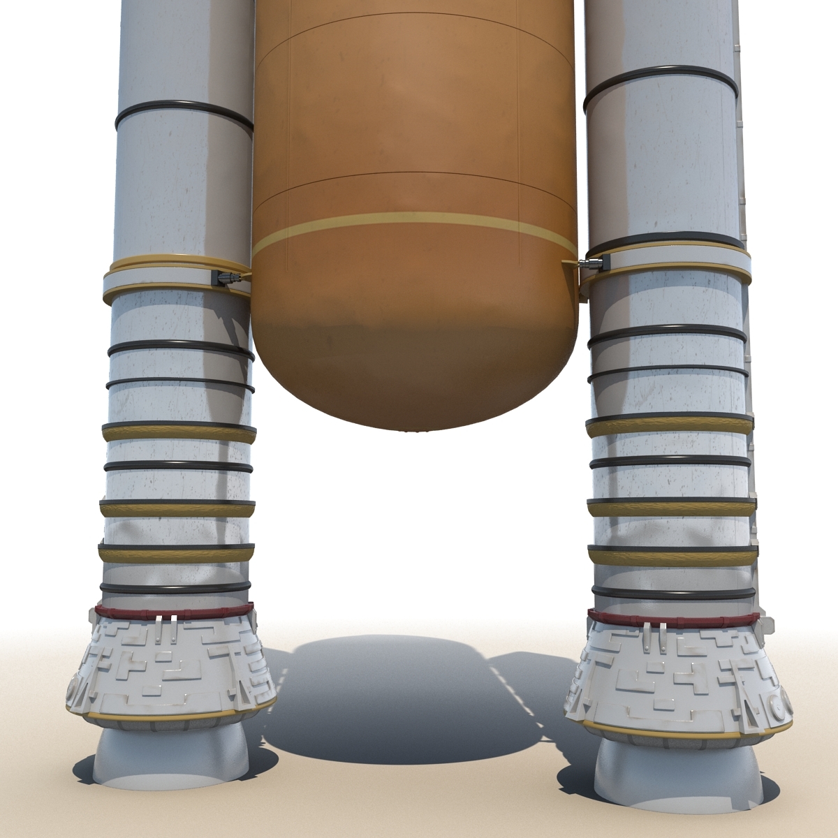 3d space shuttle boosters