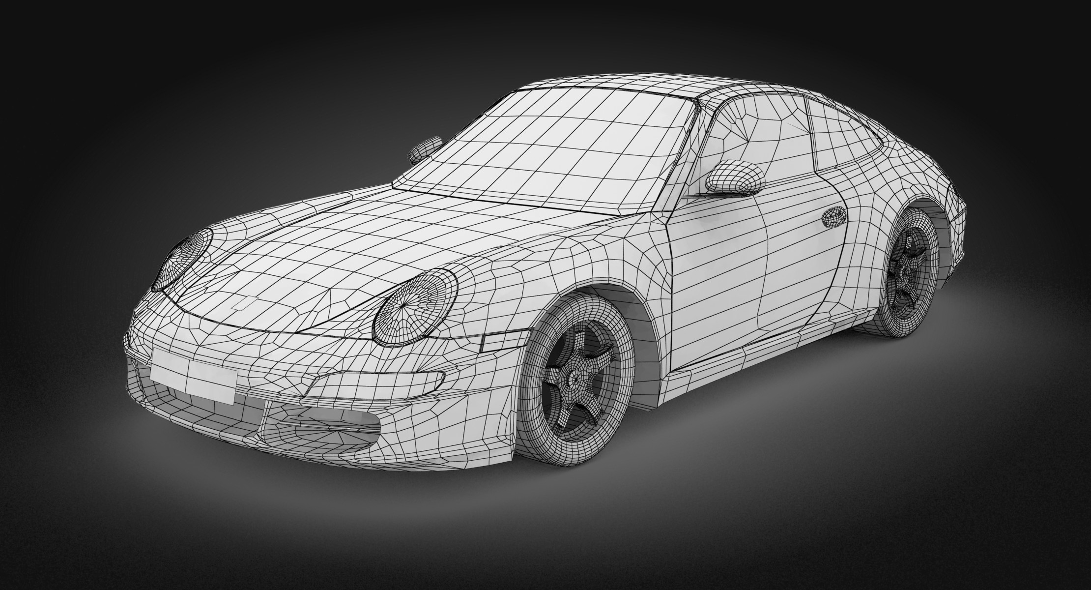 porsche 911 carrera s 3d max