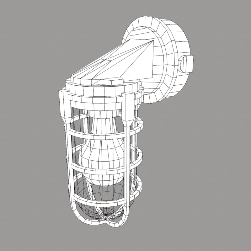 3d model light fixture 04