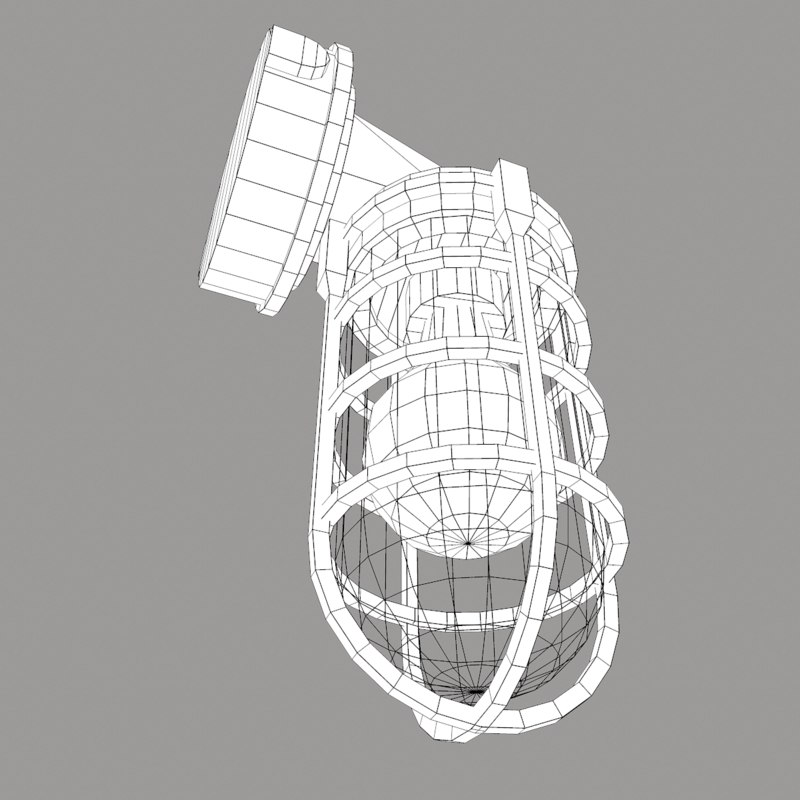 3d model light fixture 04