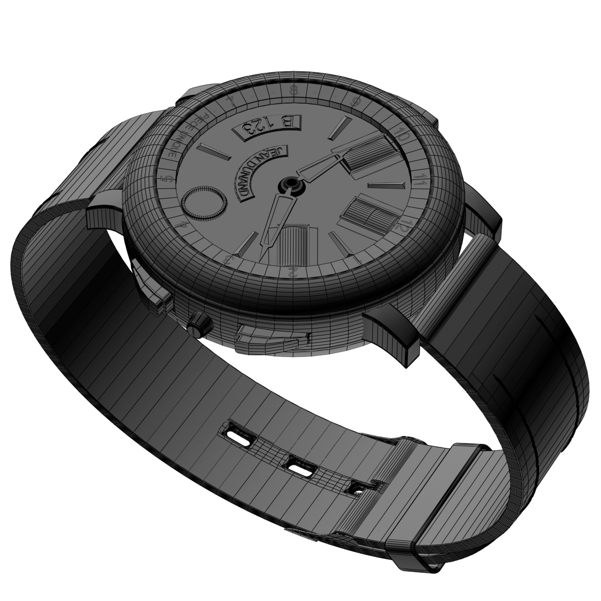 jean dunand watch 3d max