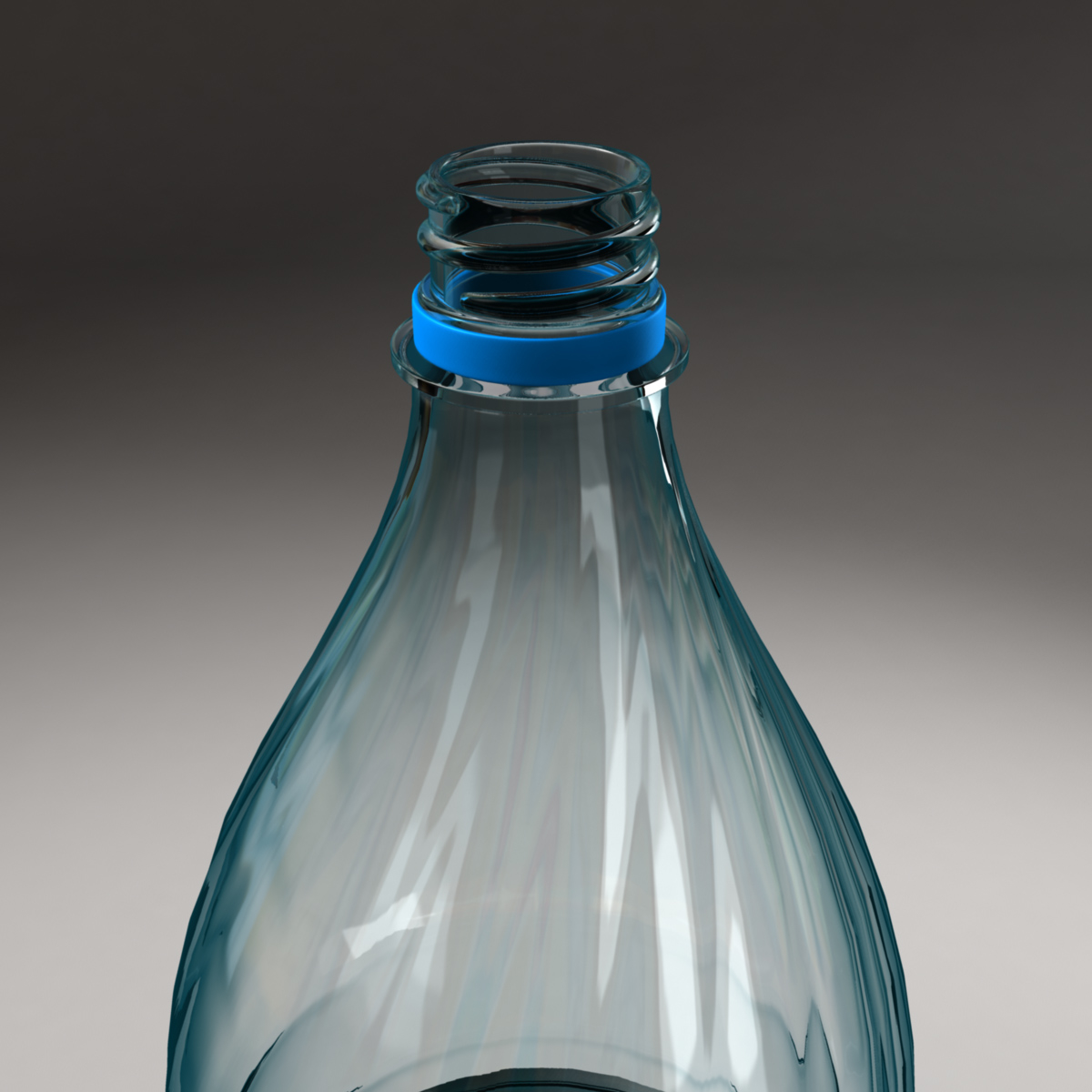 3d model plastic bottle