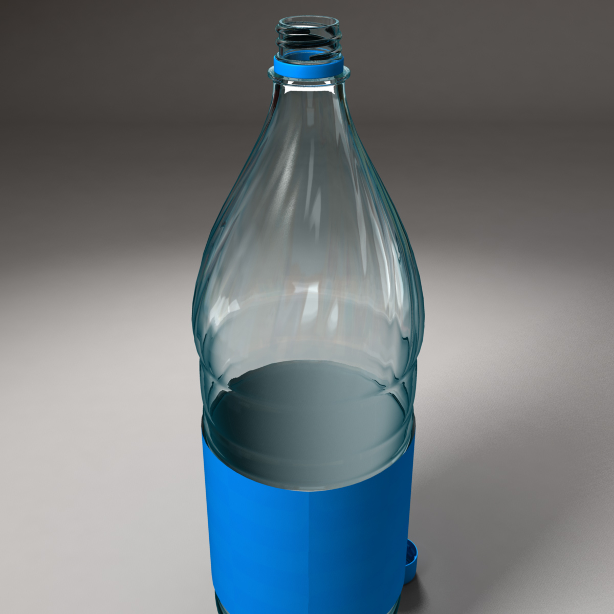 3d model plastic bottle