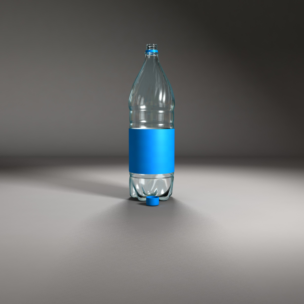 3d model plastic bottle