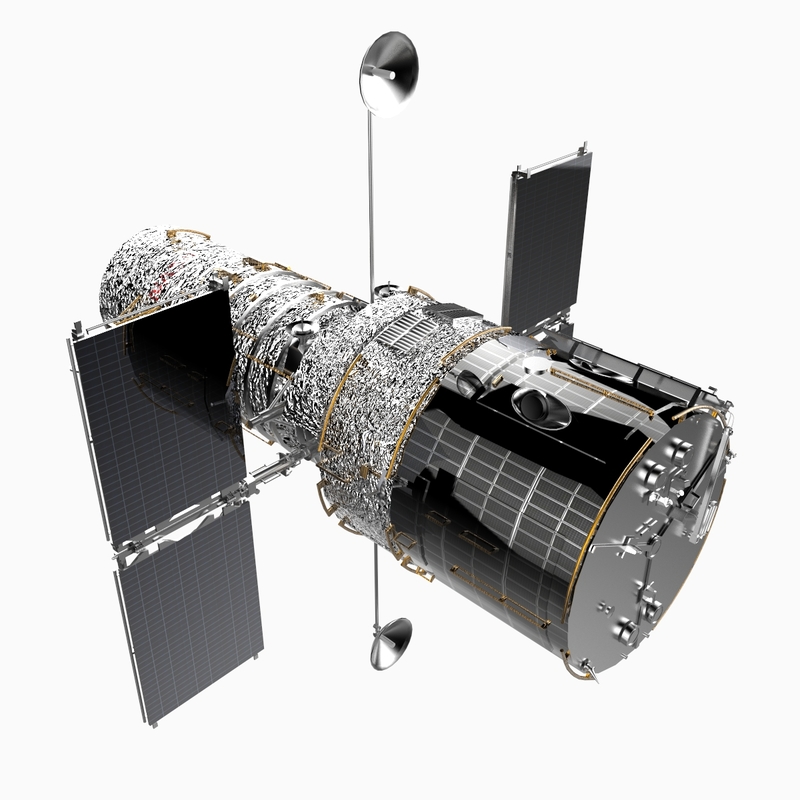 hubble space telescope 3d model