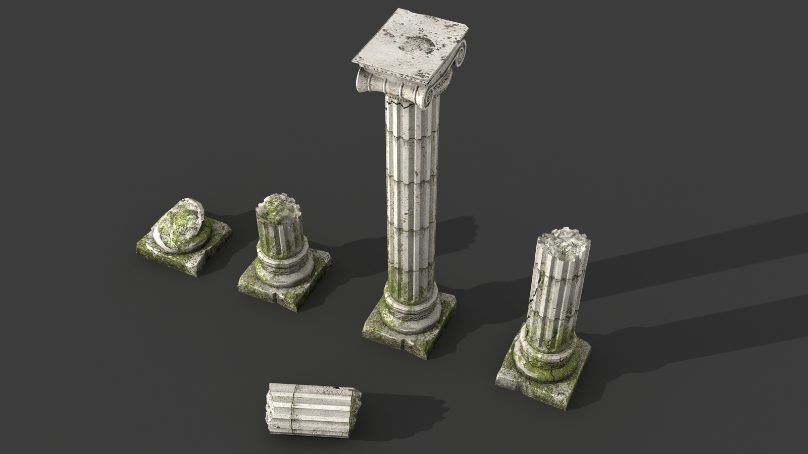 alte Säulen 3D-Modell - TurboSquid 968326
