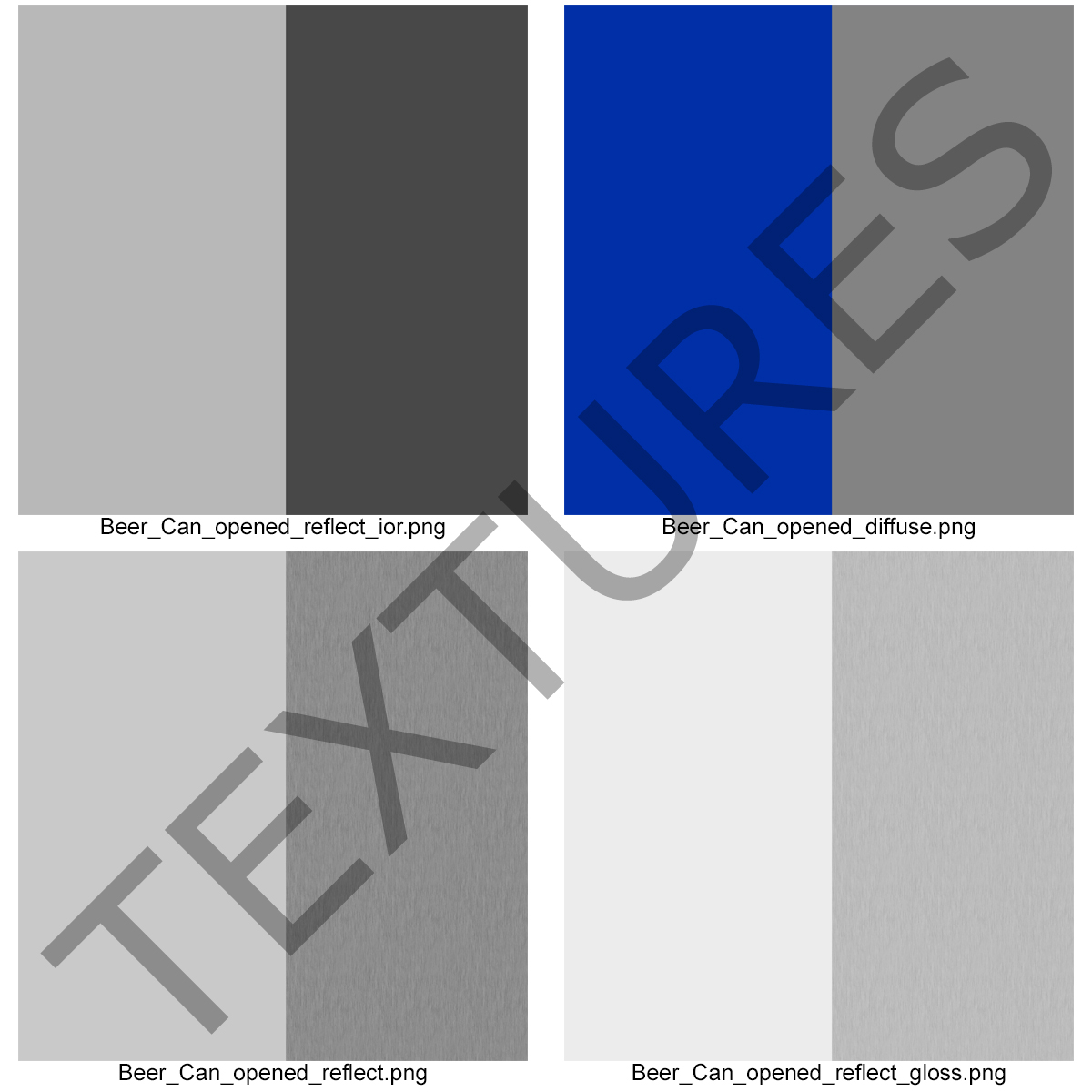 3d model open beer modeled