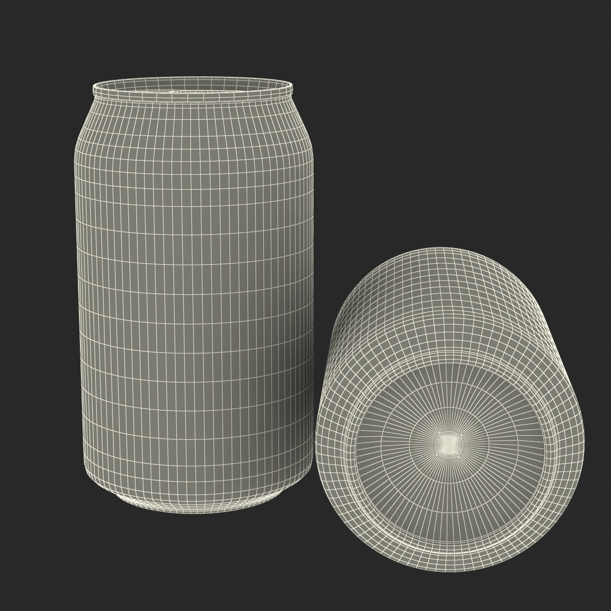 3d model open beer modeled