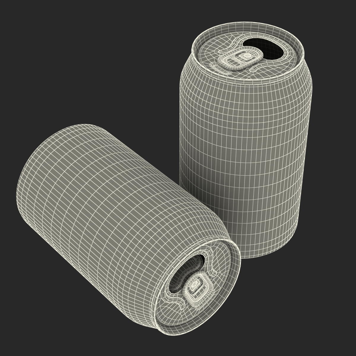 3d model open beer modeled