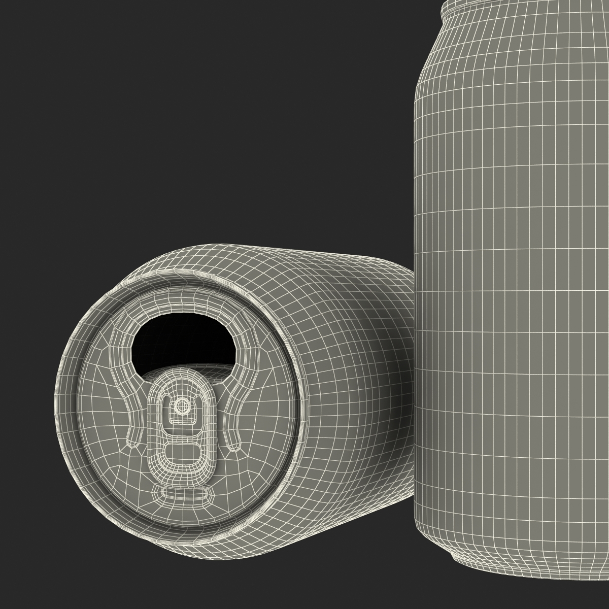 3d model open beer modeled