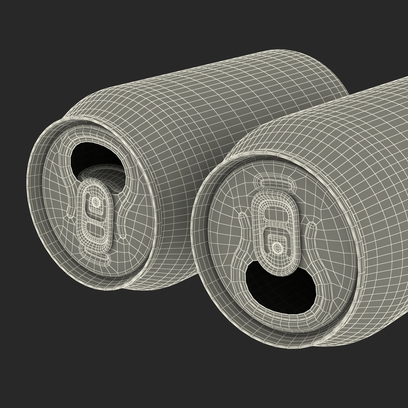 3d model open beer modeled