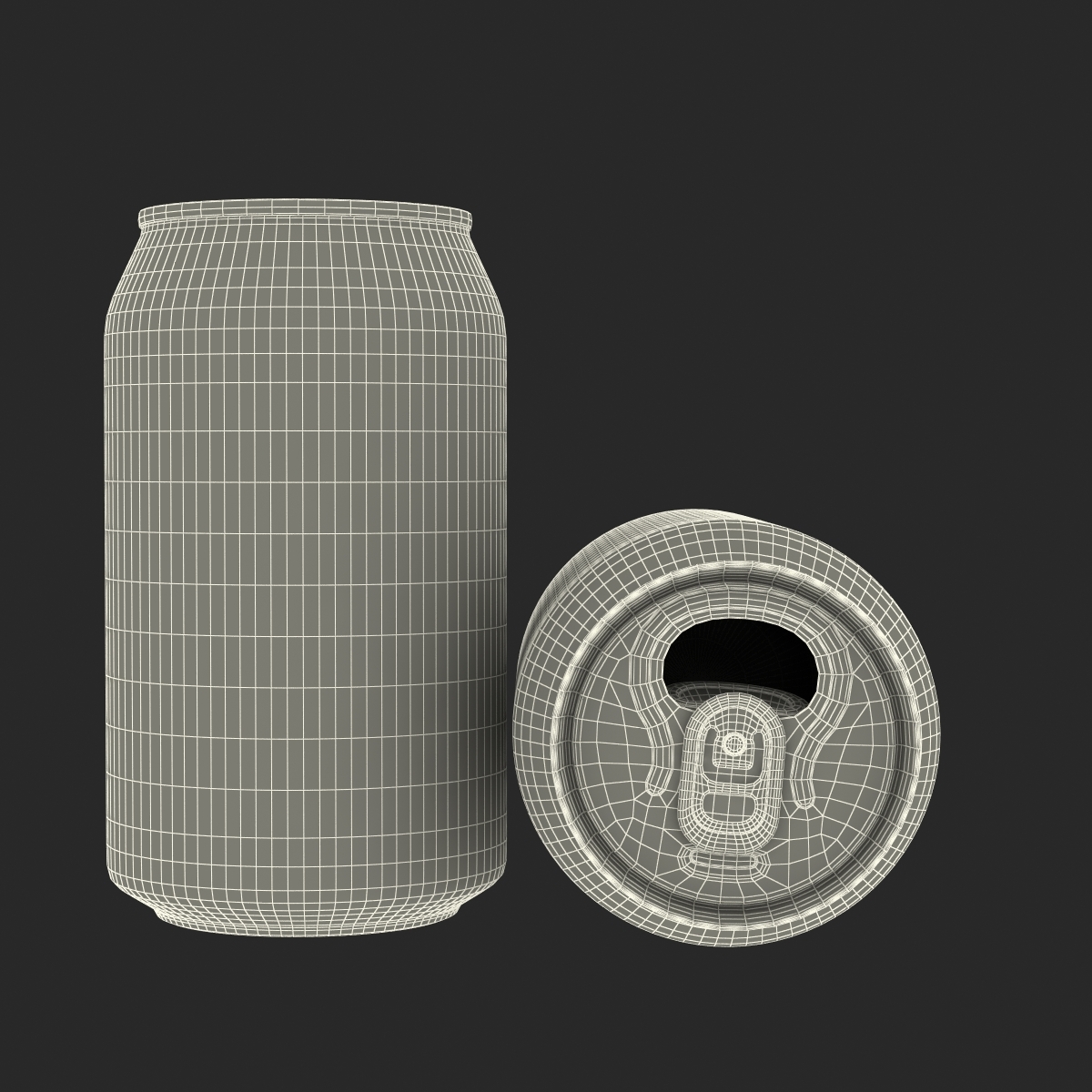 3d model open beer modeled