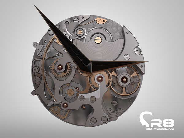 Watch Movement 3D Models for Download | TurboSquid