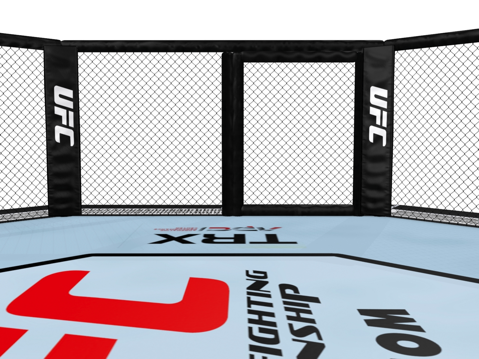 3ds max ufc octagon ring
