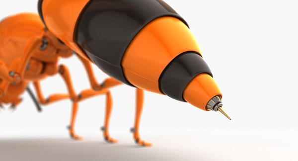3d model of autonomous robot wasp