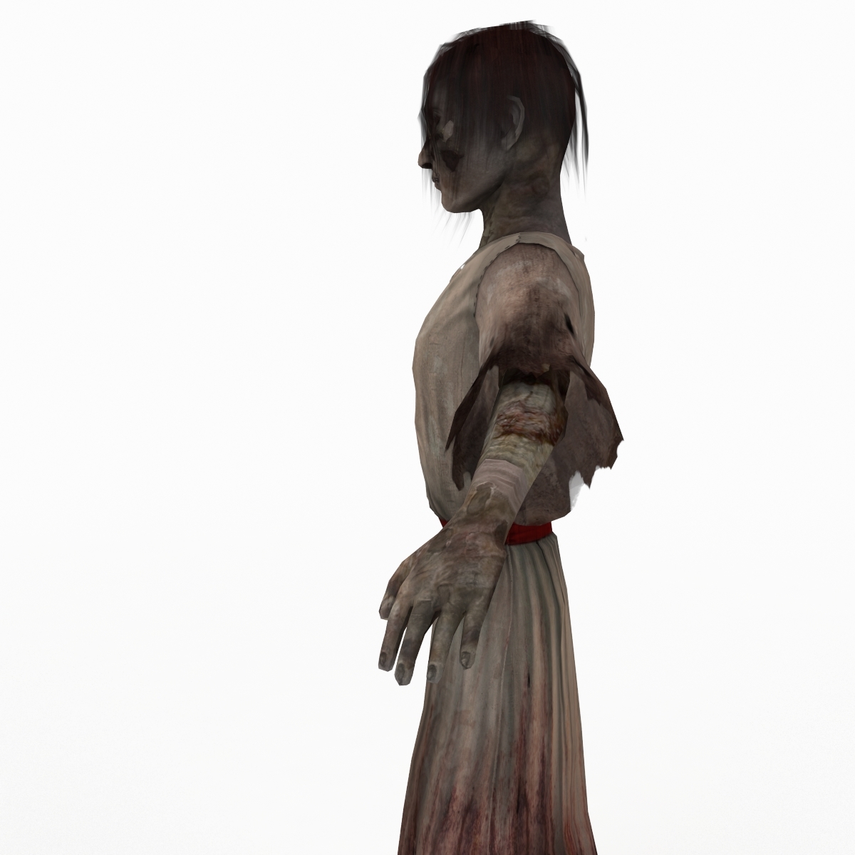 Zombie-Mädchen 3D-Modell - TurboSquid 968738