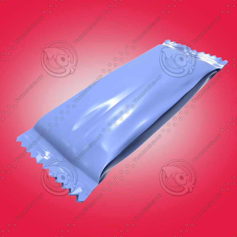 packaging snack 3d model
