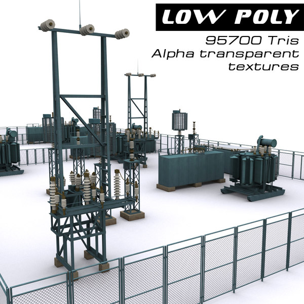 Substation 3D Models for Download | TurboSquid