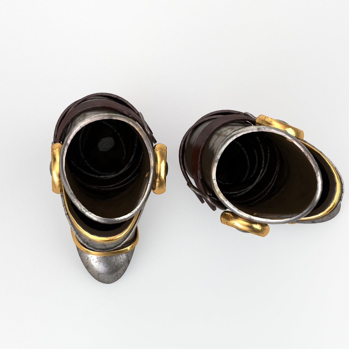 3d model armor boot v2