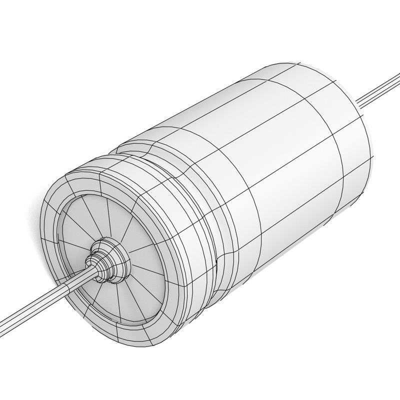 3d model capacitors