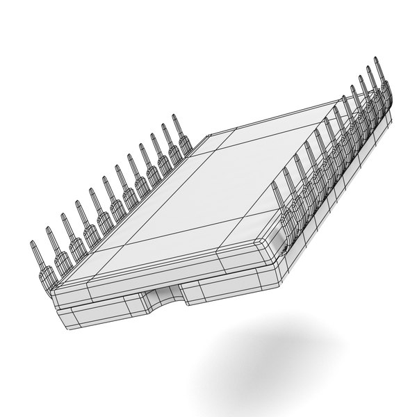 computer chips 3d model