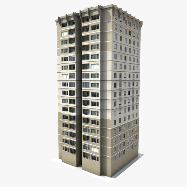 city block 3d model