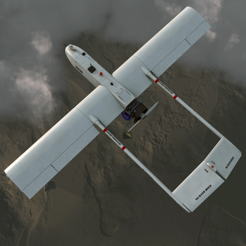 aai rq-7 shadow uav 3ds