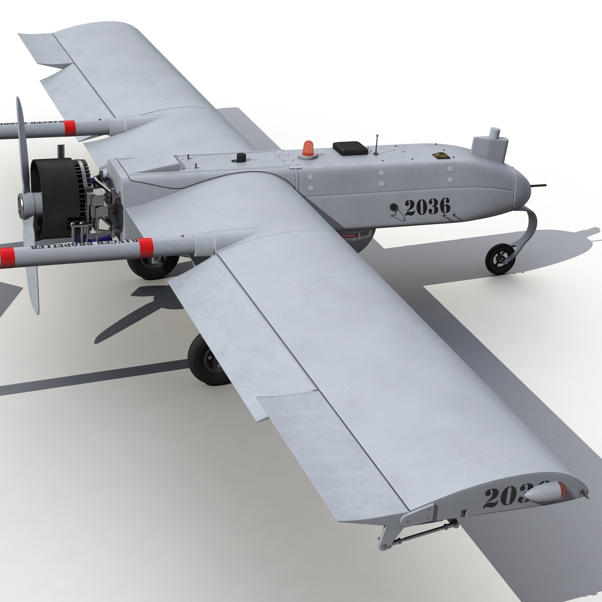 aai rq-7 shadow uav 3ds