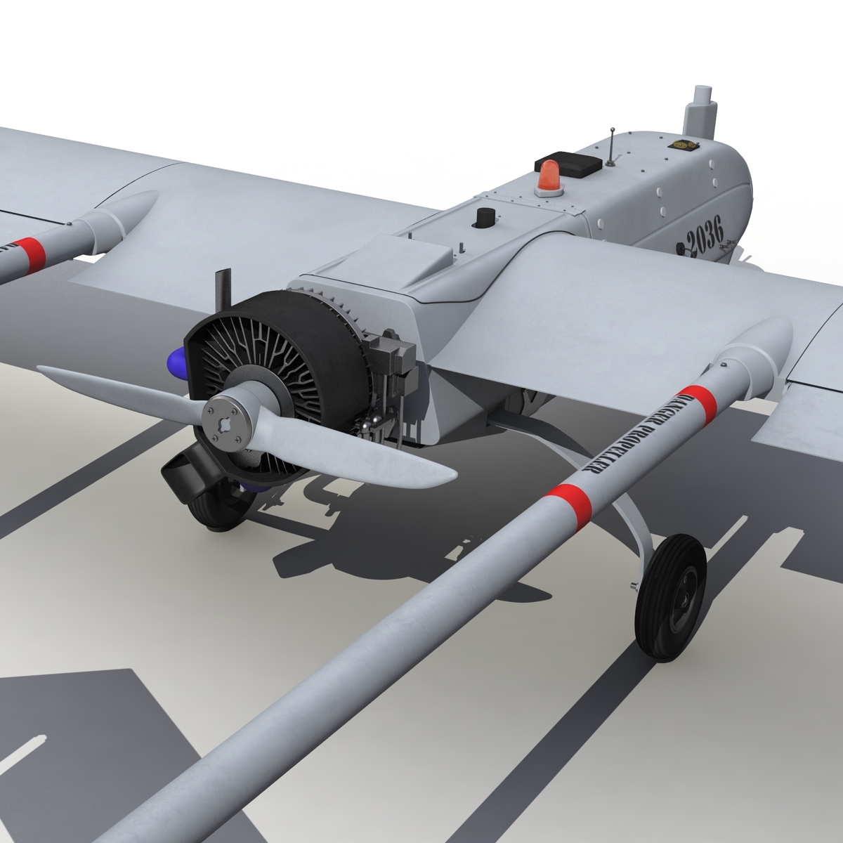 aai rq-7 shadow uav 3ds