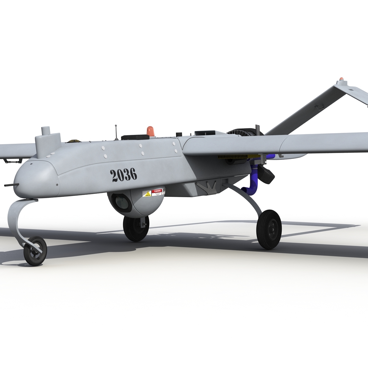 aai rq-7 shadow uav 3ds