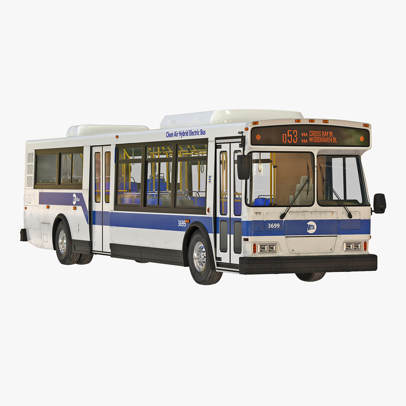 3d mta new york city bus