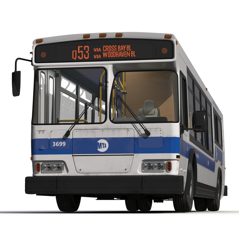 3d mta new york city bus