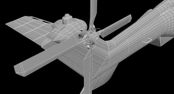 as332 super puma 3d model