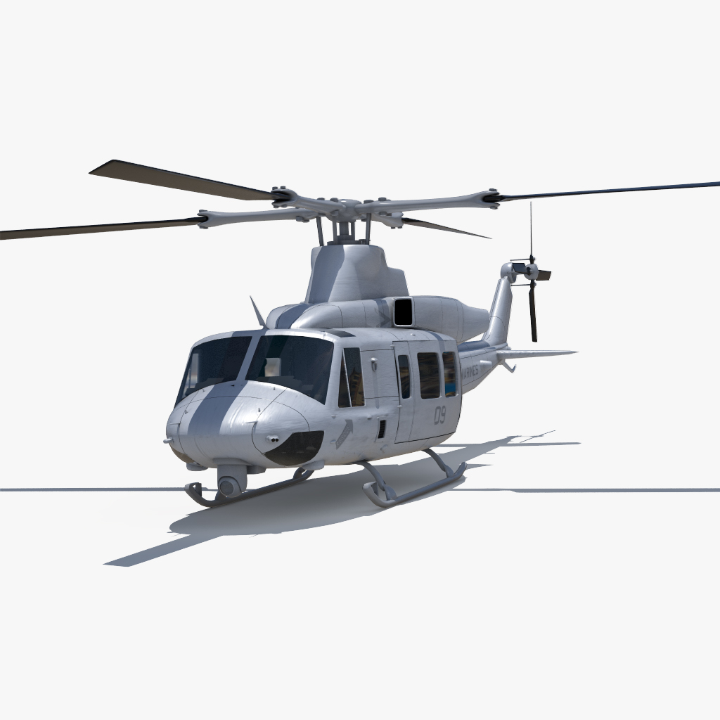 3d model bell uh-1y venom