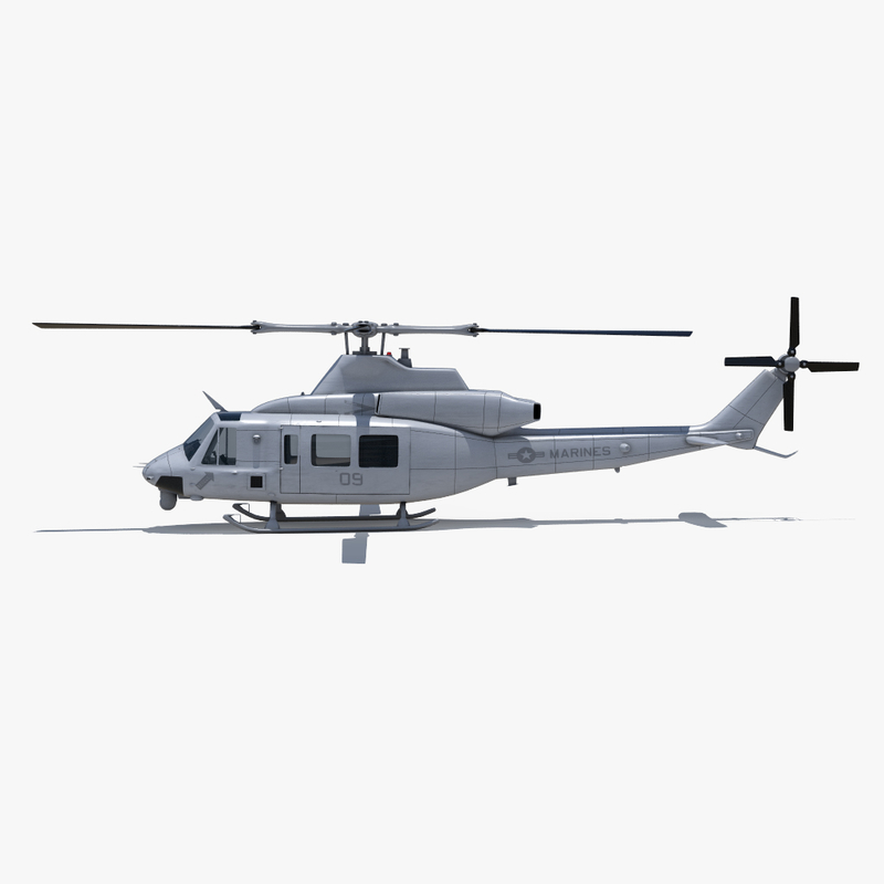 3d model bell uh-1y venom