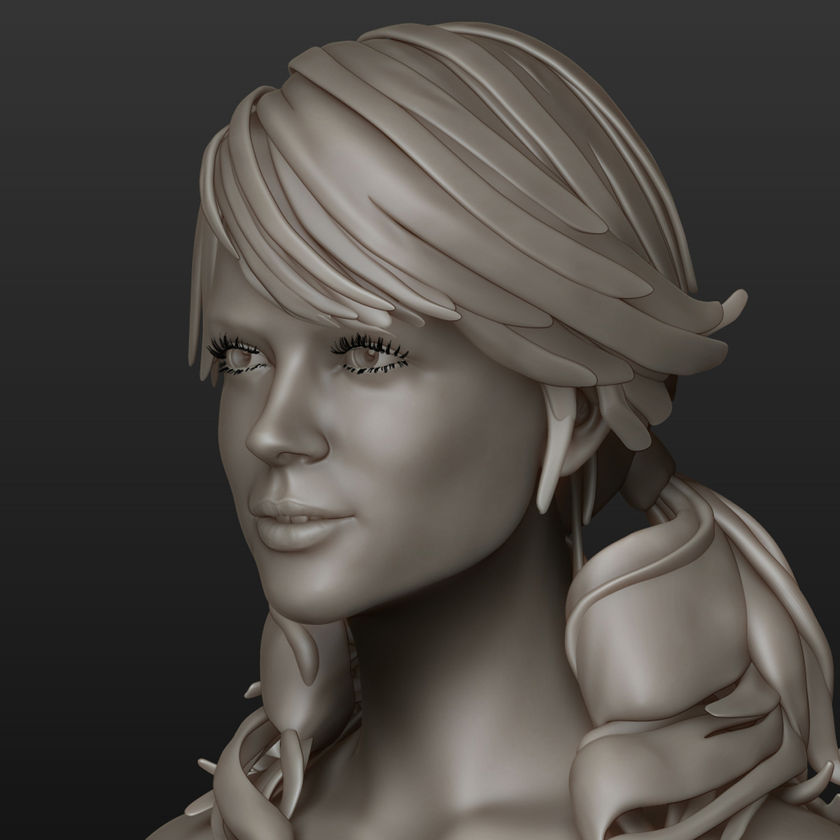 女性琥珀色的女人颜色3D模型 - TurboSquid 969313