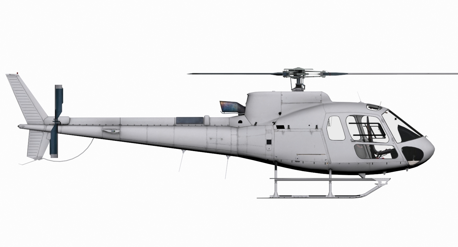 as350 b3 ecureuil 3d max
