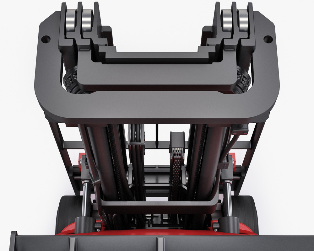 forklift raymond 4250 3d model