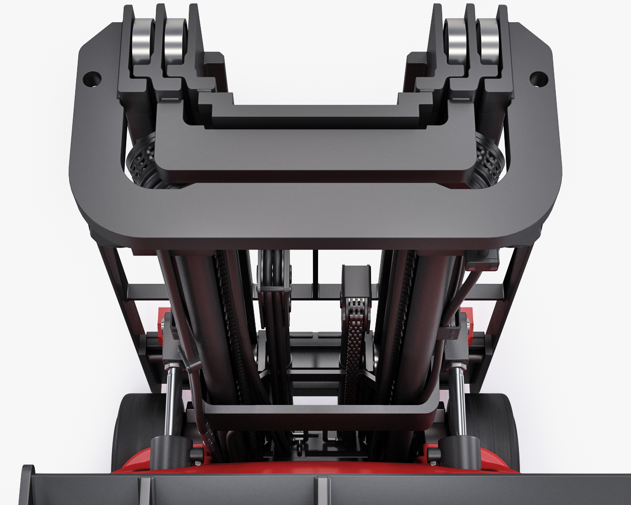 forklift raymond 4250 3d model