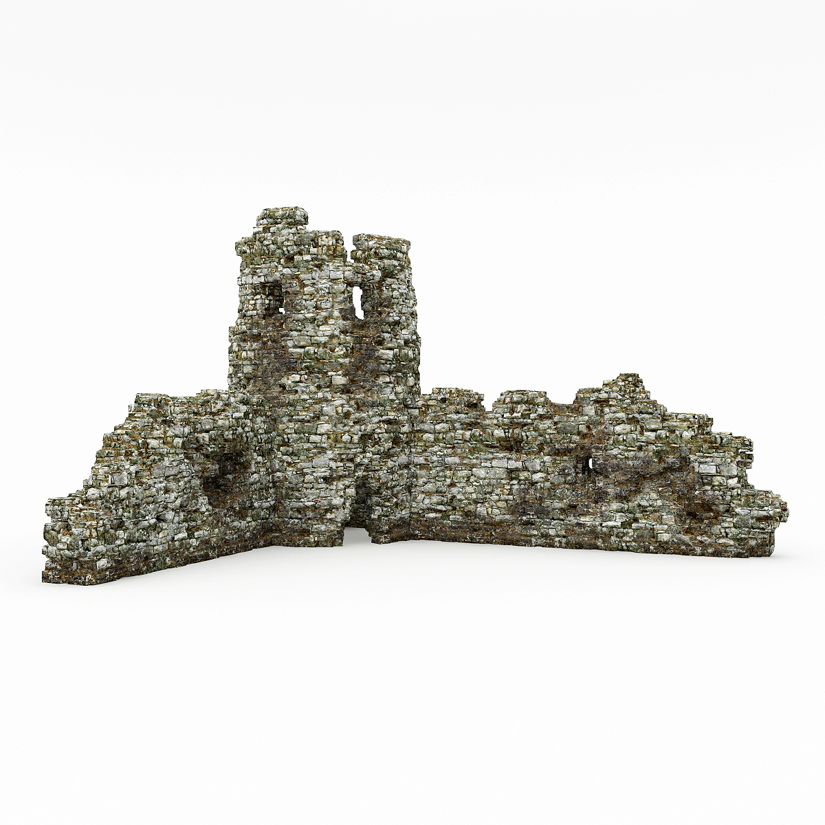 3d model castle ruins