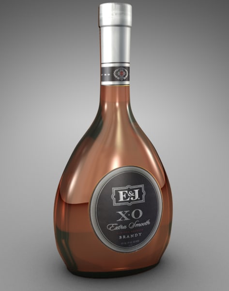 modelo 3d E&J Brandy - Extra Suave - TurboSquid 537932