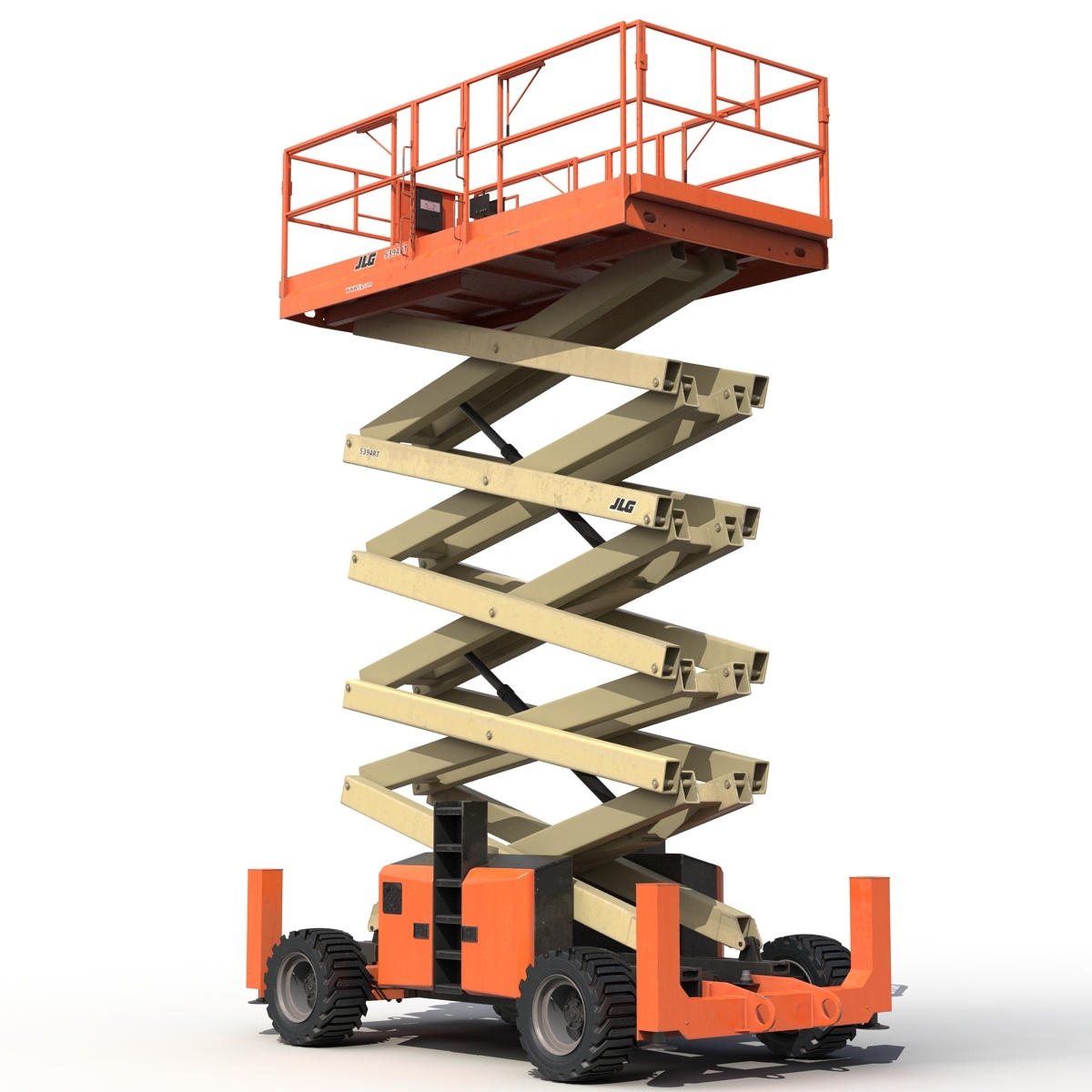 max engine powered scissor lift