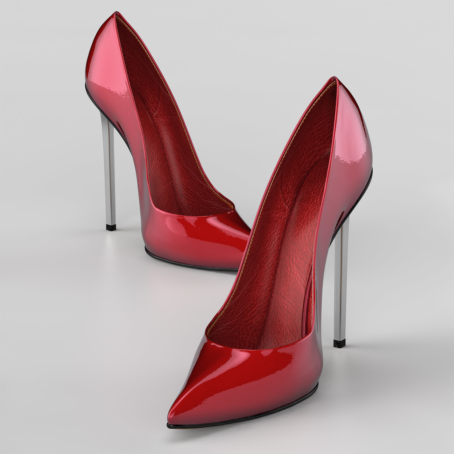 heel shoes 3d model