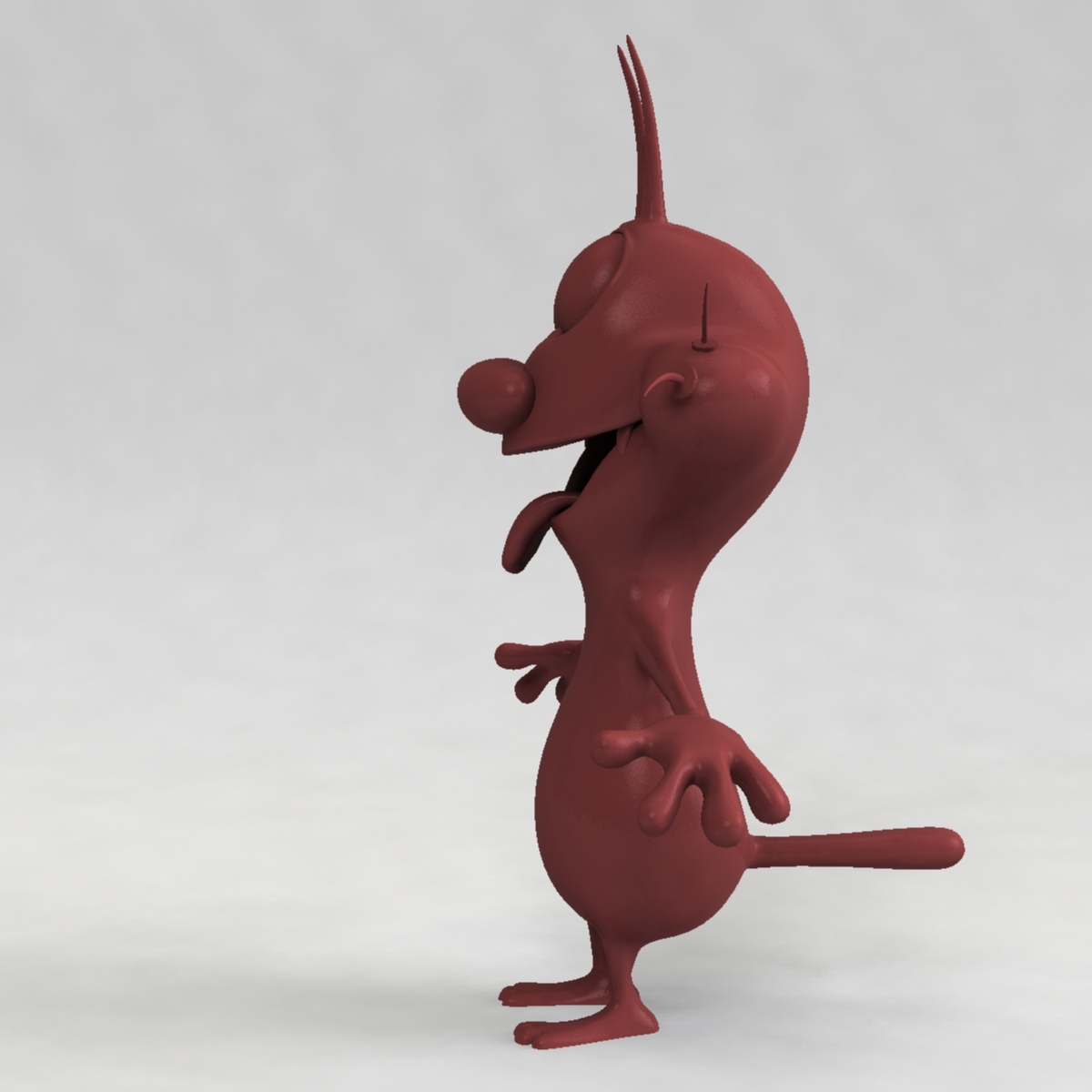 3d oggy animation model