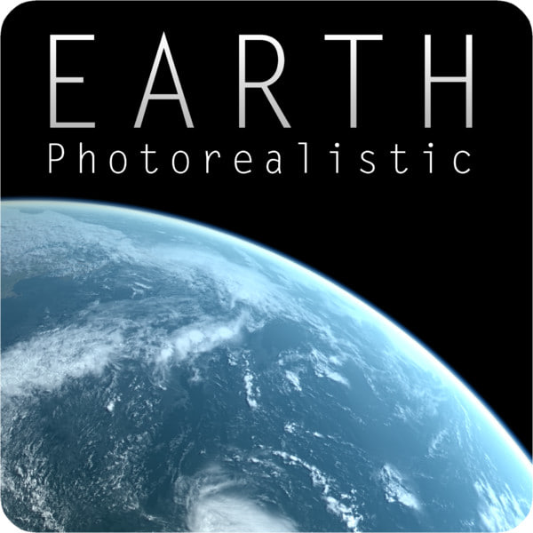 3d model of super planet earth