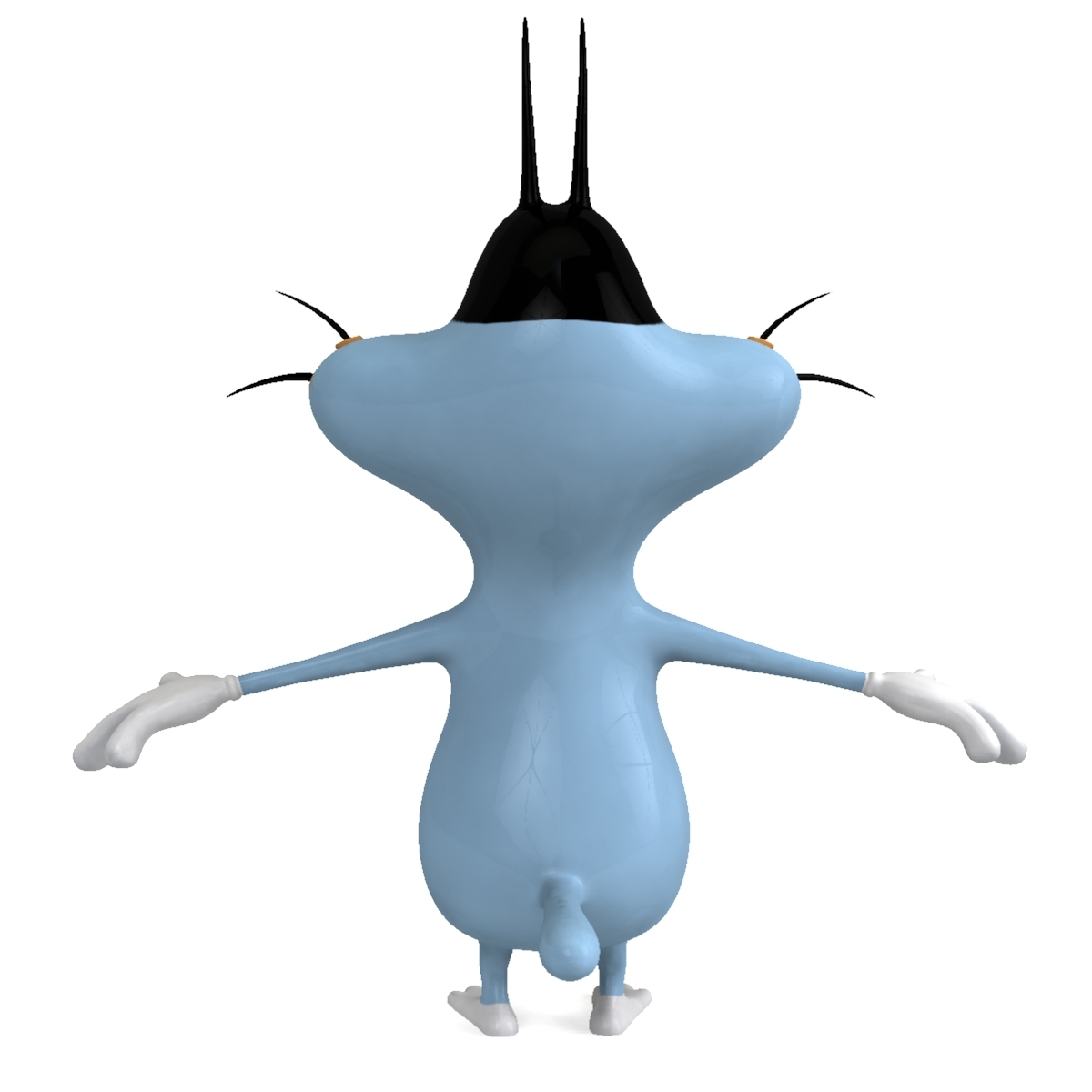 3d oggy animation model