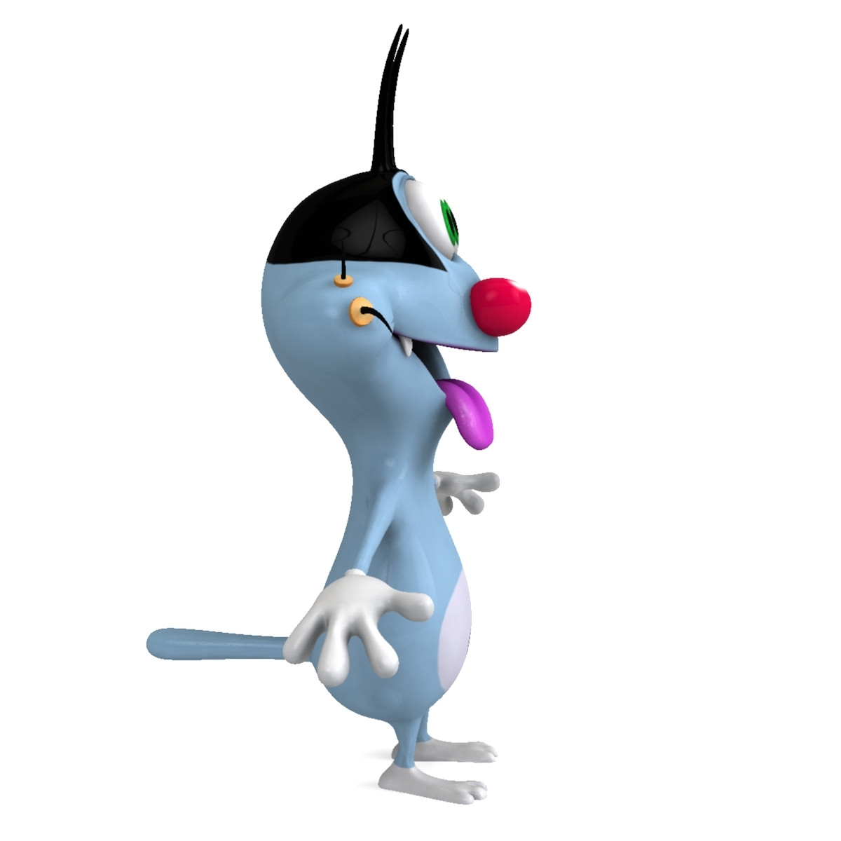 3d oggy animation model