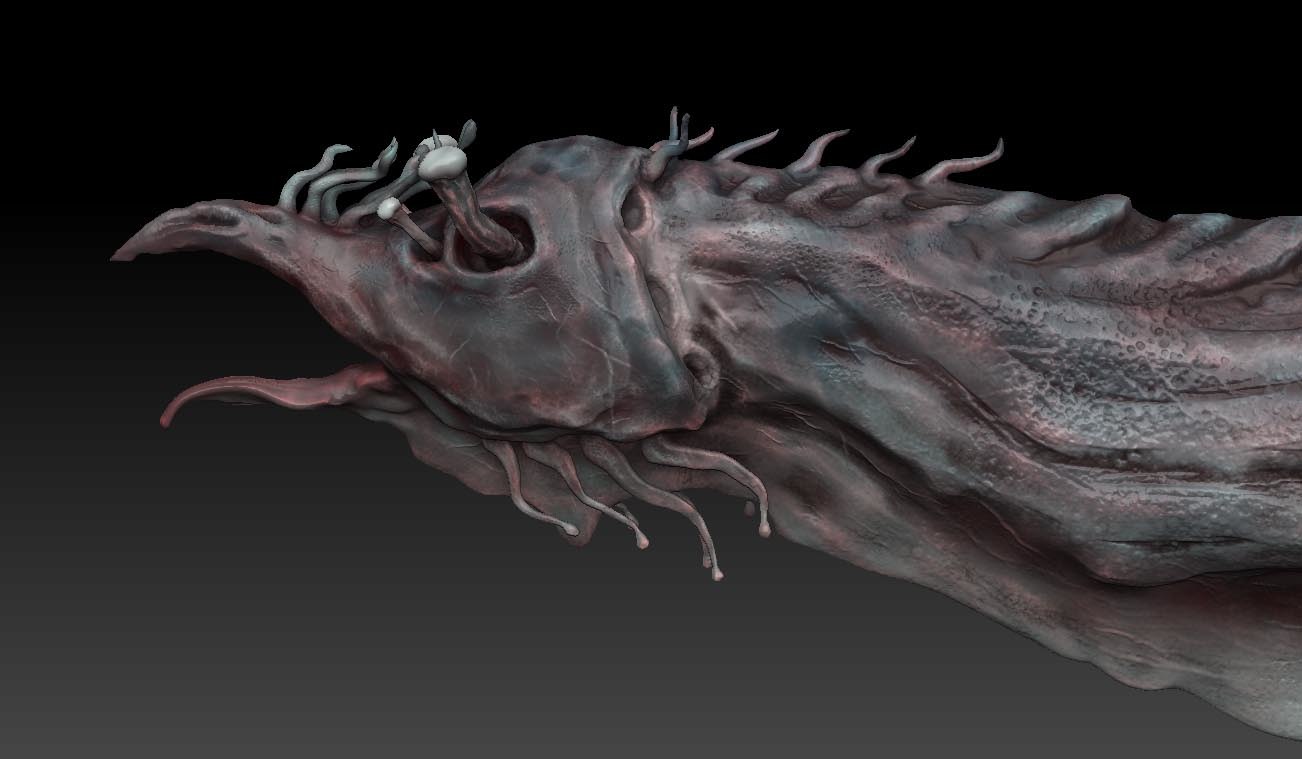 3d model aquatic alien