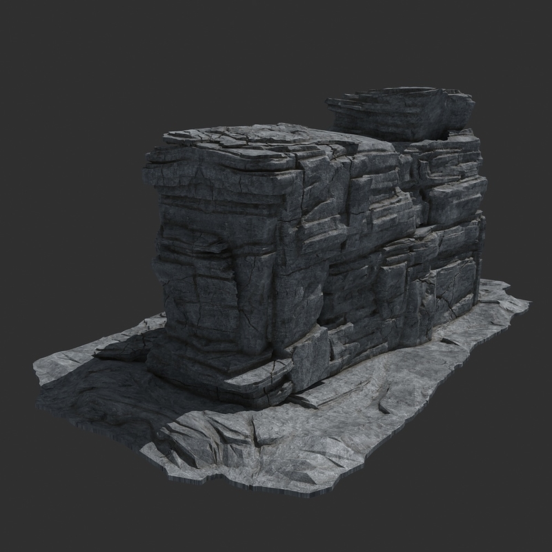 3dsmax rock