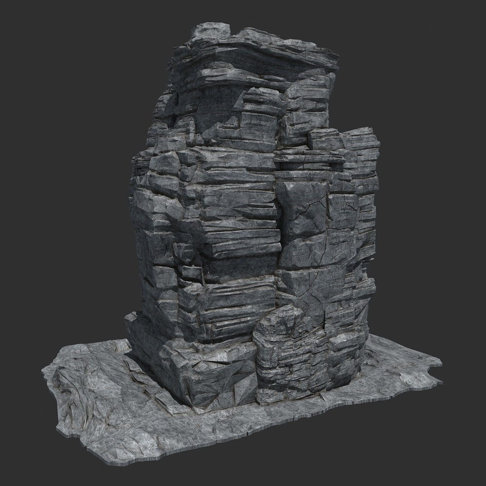 3dsmax rock